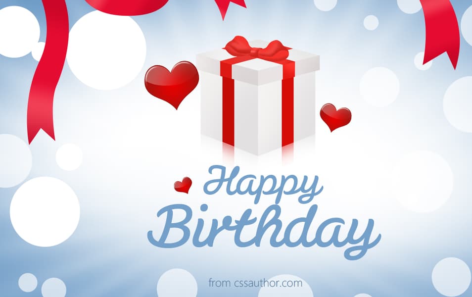 Beautiful Birthday Greetings Card PSD For Free Download Freebie No 27