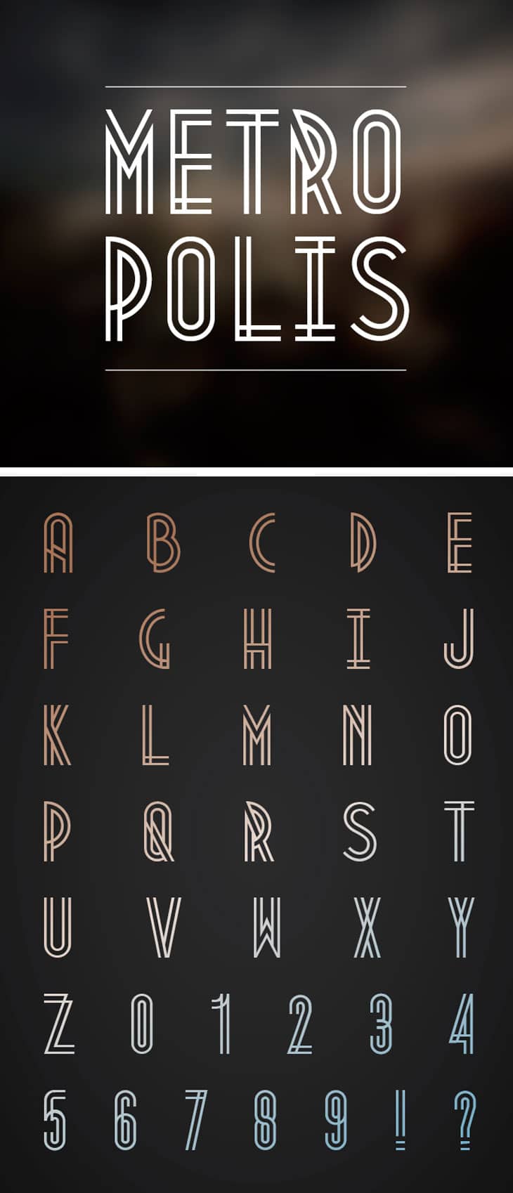 Metropolis Font
