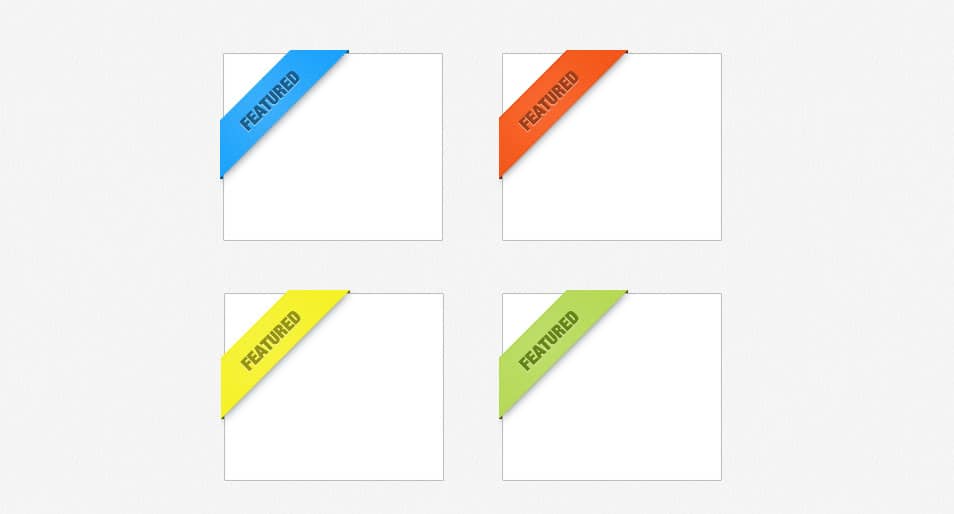 100+ Free Ribbons PSD & Vector Files for your Designs » CSS Author