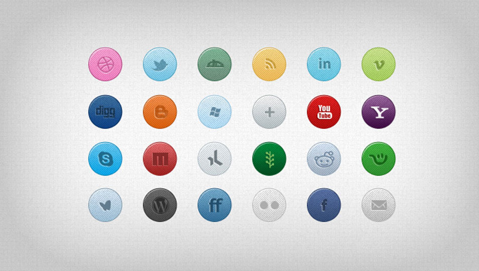 500+ Best Free Social Media Icon Sets › Free Icon Sets