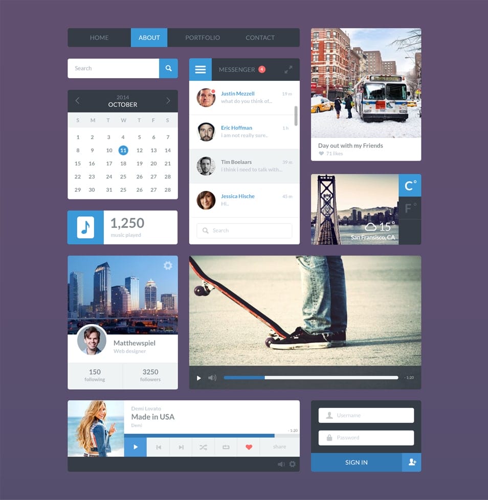 Latest Free Web Elements from February 2014 » CSS Author