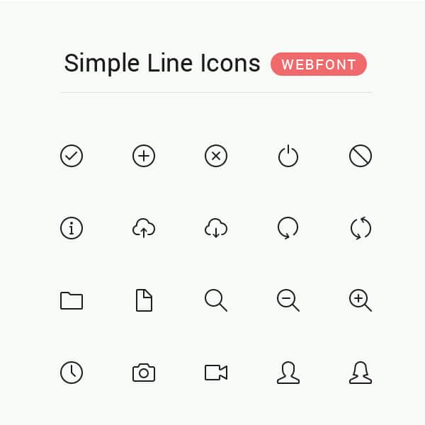 Best Free Line Icon Fonts » CSS Author