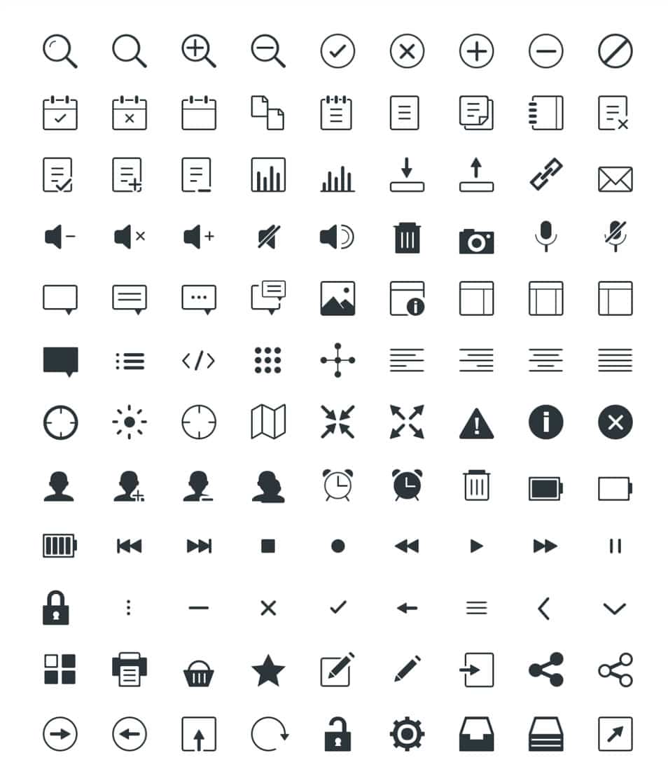 250+ Ultimate collection of free line icon sets » CSS Author