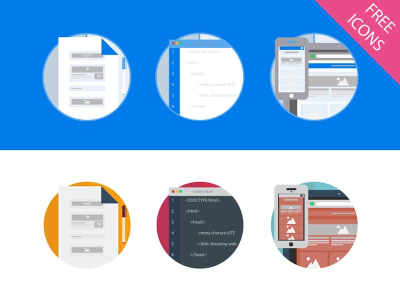 50 + Latest Flat Vector Icons (Ai,EPS,SVG) » CSS Author