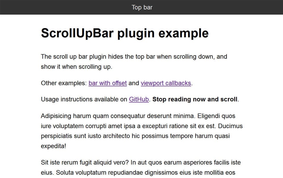 Best jQuery Scrolling Plugins for Websites | Believe the Logic