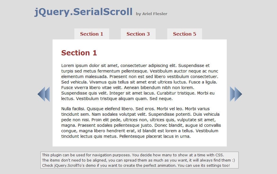 Best Jquery Scrolling Plugins For Websites Believe The Logic