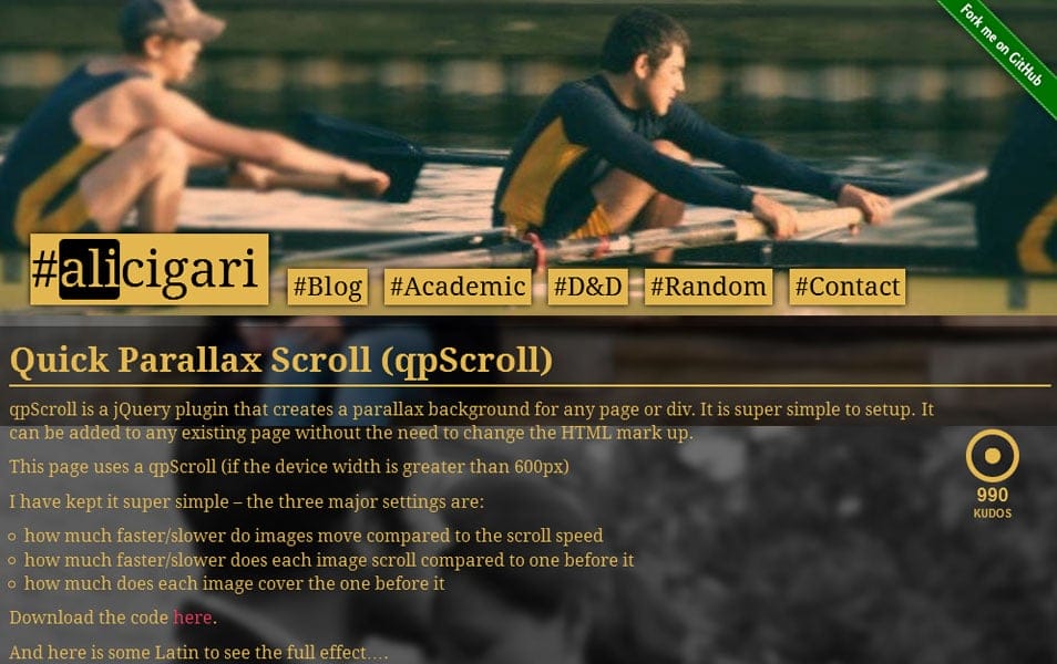 Best jQuery Scrolling Plugins for Websites | Believe the Logic