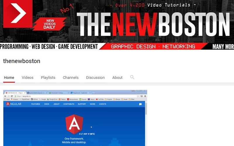Best Youtube Channels for Web Designers and Developers